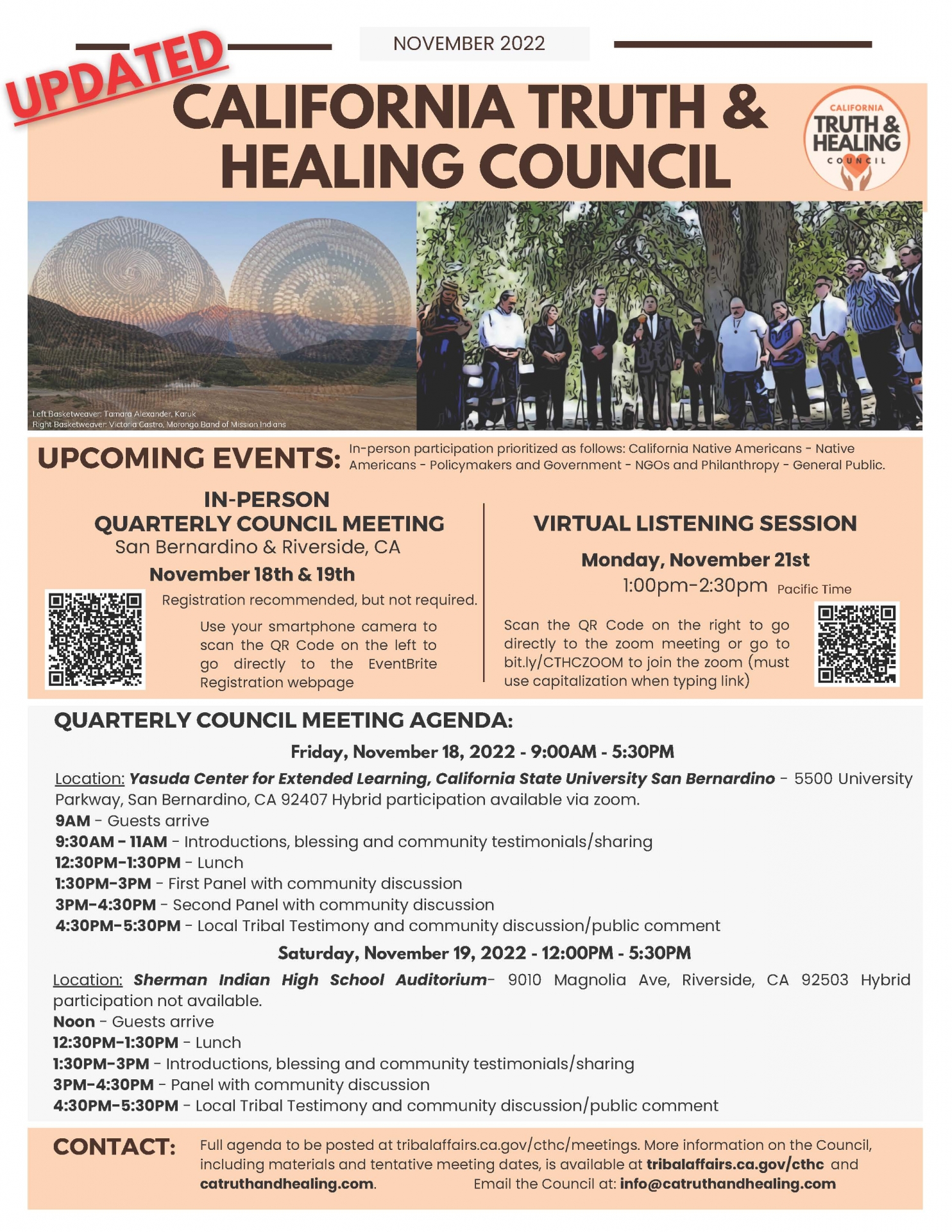 California Truth & Healing Council to host Nov. 18 meeting at CSUSB ...