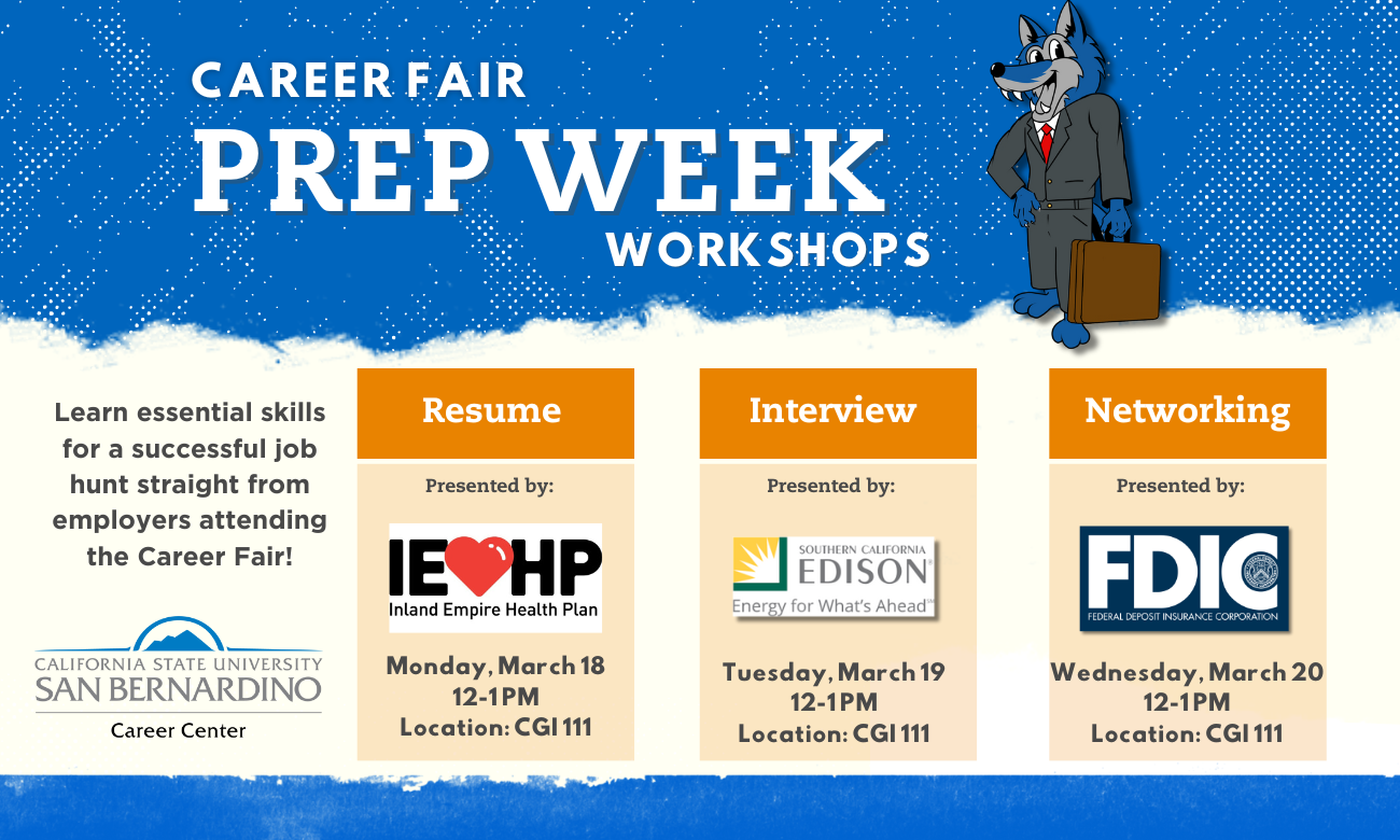 Career Center Events | Career Center | CSUSB