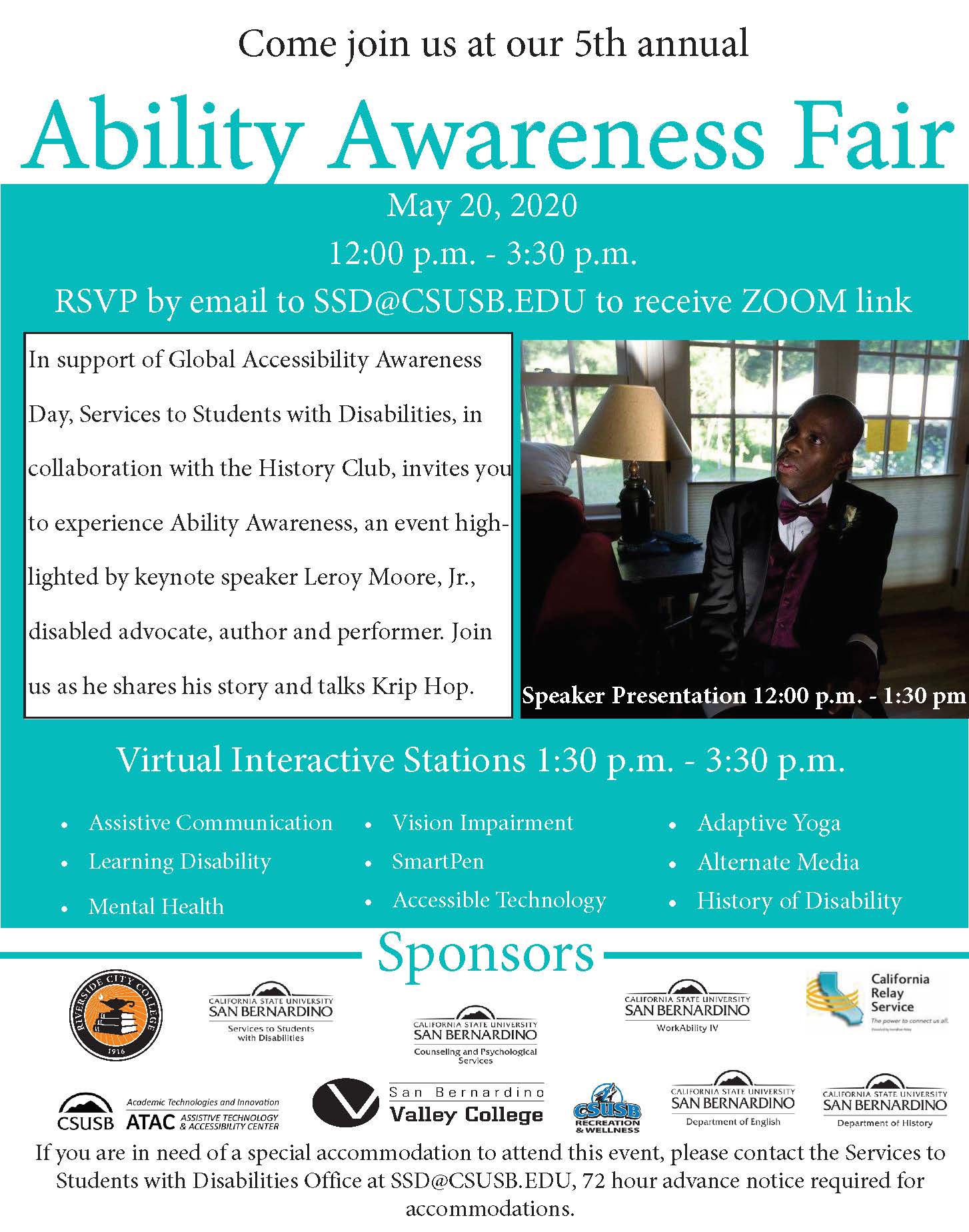 5th Annual Ability Awareness Fair to take place on Zoom on May 20 ...