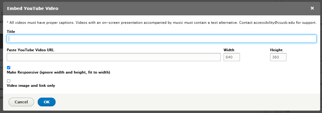 Edit Content with the Drupal Editor | Web Editor Guide | CSUSB