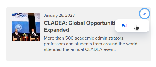 Blog Entry | Web Editor Guide | CSUSB