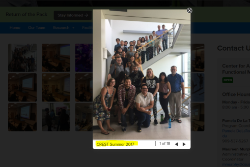 Image Gallery | Web Editor Guide | CSUSB