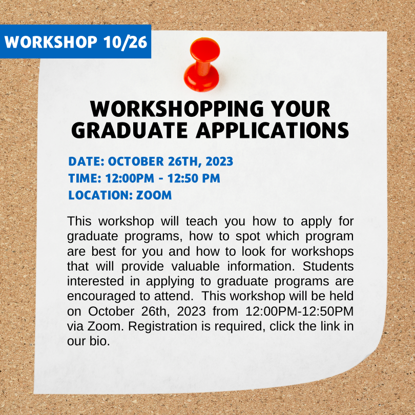 Workshopping Your Graduate Applications | CSUSB
