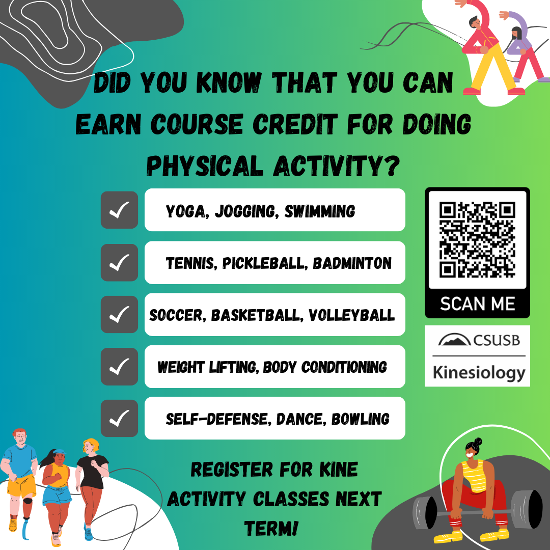 Activity Classes | Department of Kinesiology | CSUSB