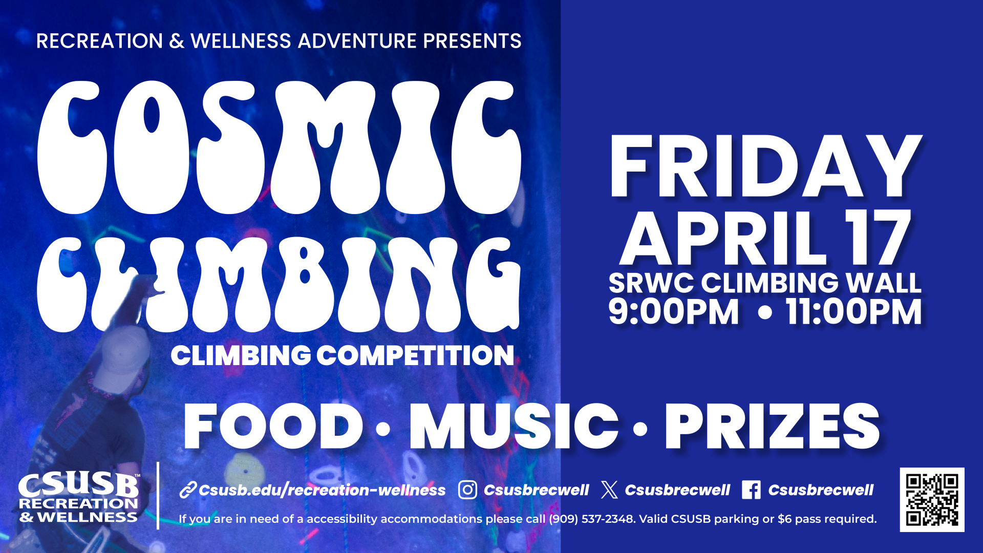 Climbing Wall | Recreation Wellness Center | CSUSB